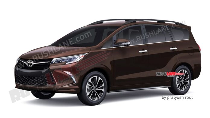 เรนเดอร์แรกอย่างไม่เป็นทางการของ 2023 Toyota Innova Crysta