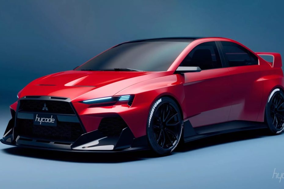 เรนเดอร์อย่างไม่เป็นทางการของ Mitsubishi Lancer Evo เจเนอเรชั่น 11